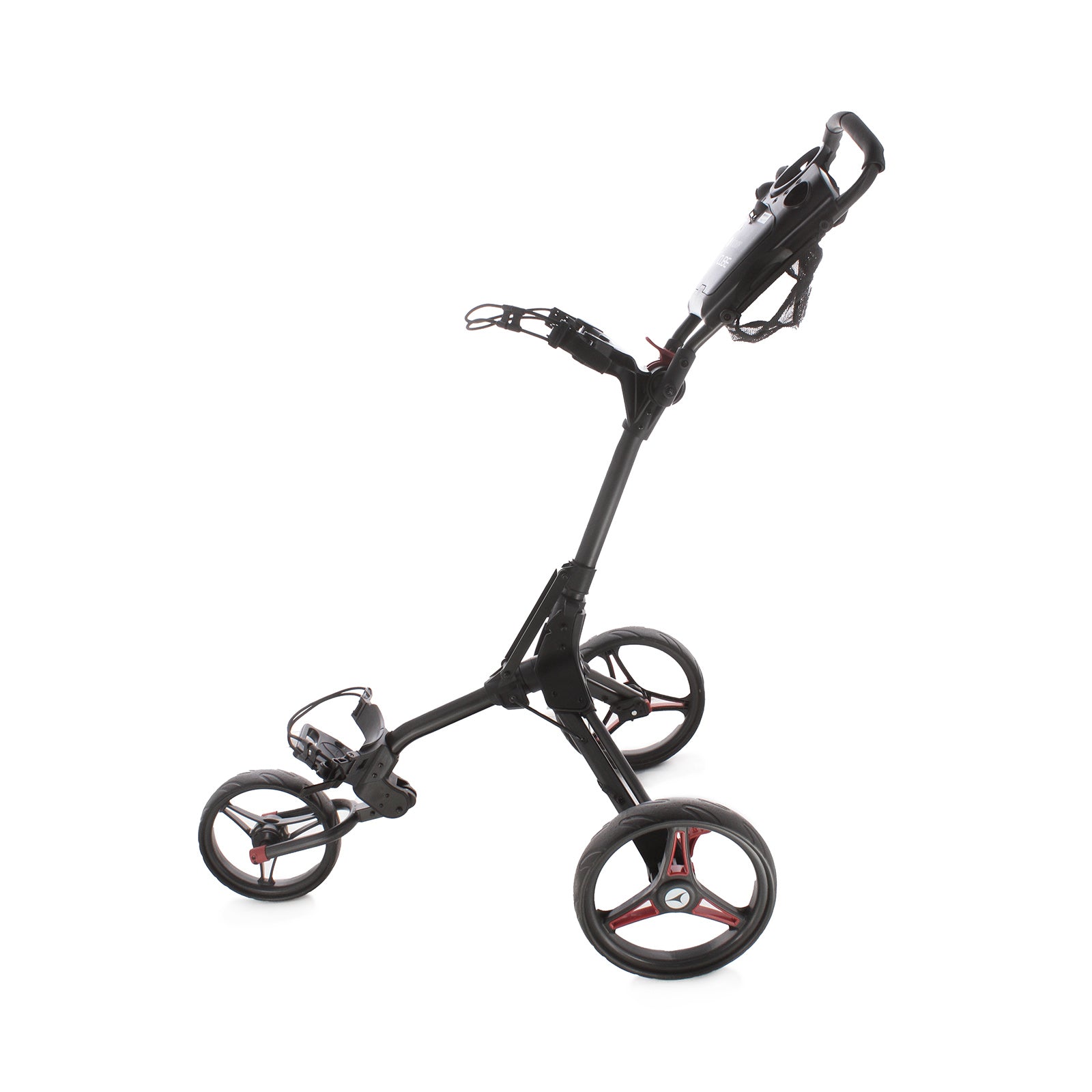 Motocaddy Cube 3-Wheel Push/Pull Trolley - Black/Red