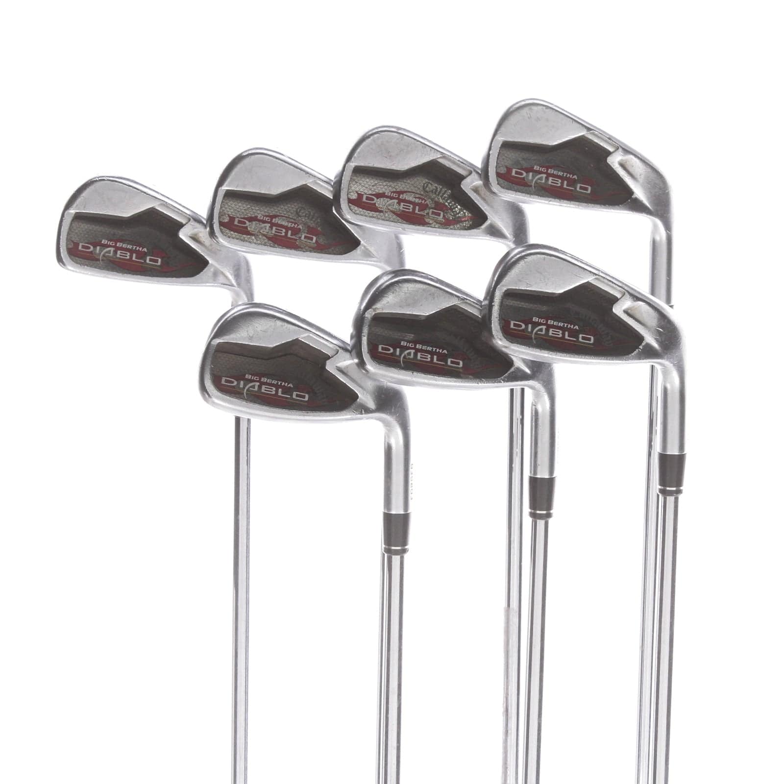 Callaway Big Bertha Diablo Steel Mens Right Hand Irons 4-PW Uniflex
