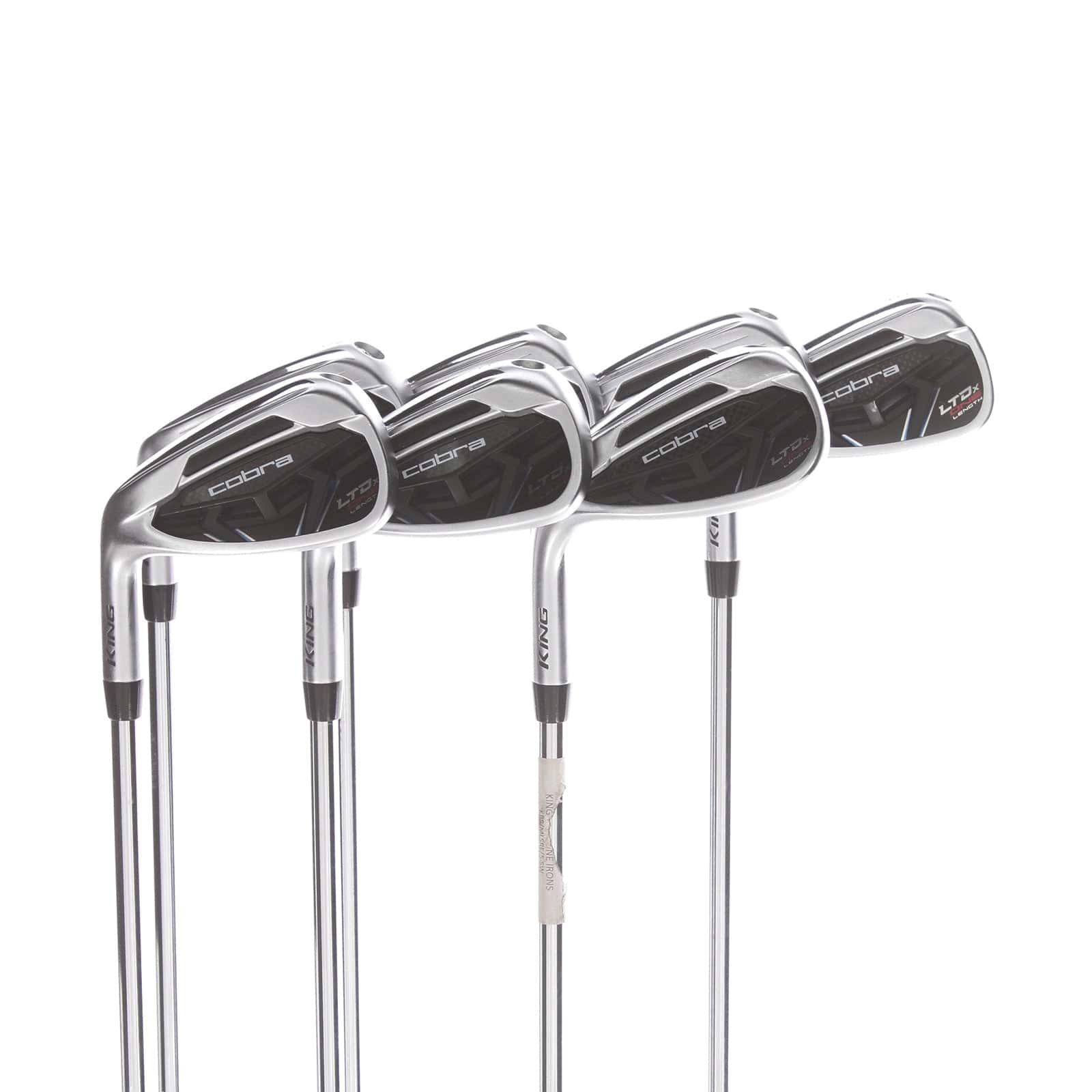 Cobra LTDx One Length Steel Mens Left Hand Irons 5-SW Regular - KBS To