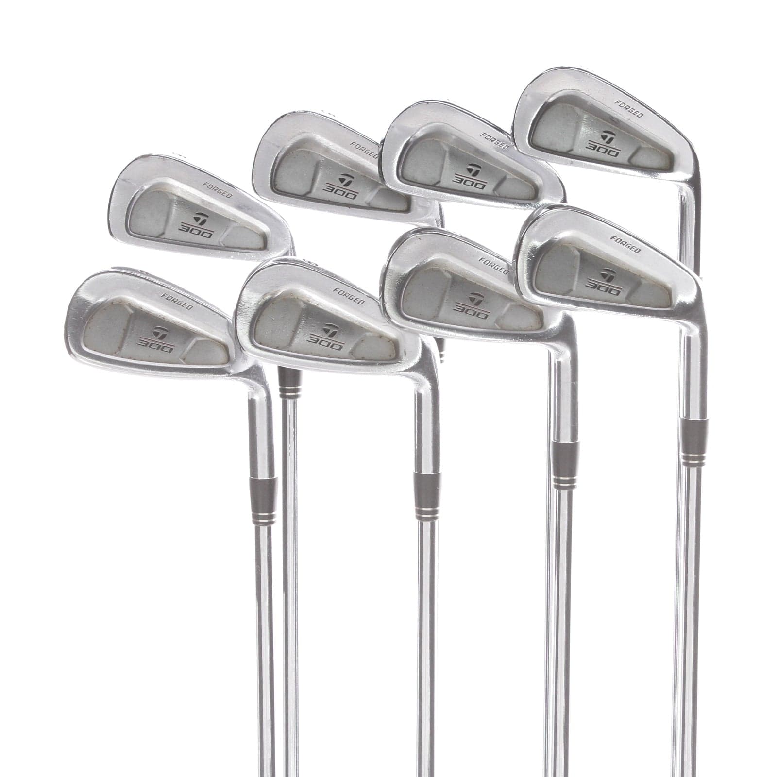 TaylorMade 300 Forged Steel Mens Right Hand Irons 3-PW Senior - Rife P