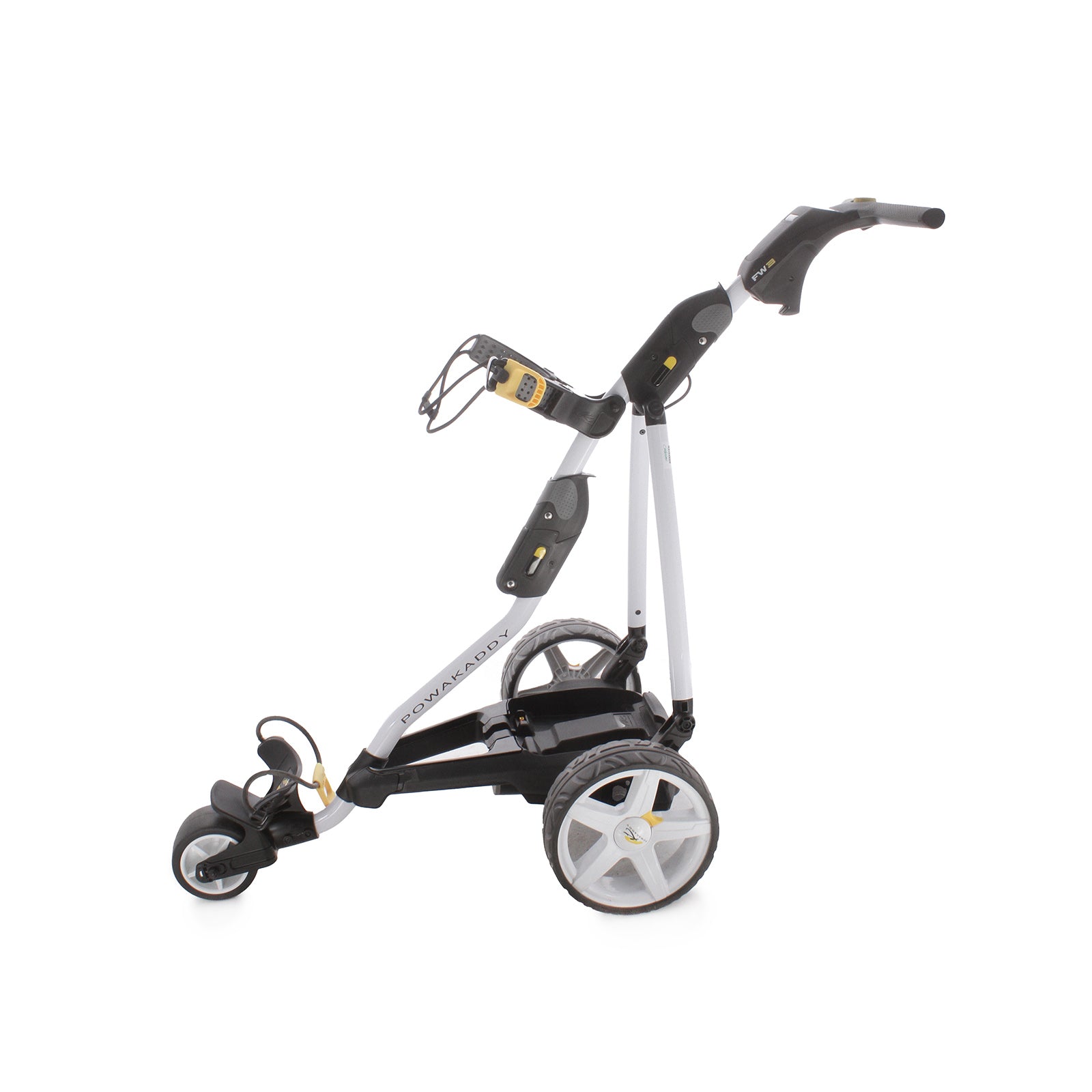 PowaKaddy FW3 3-Wheel Electric Trolley 18 Hole Lead Acid - White