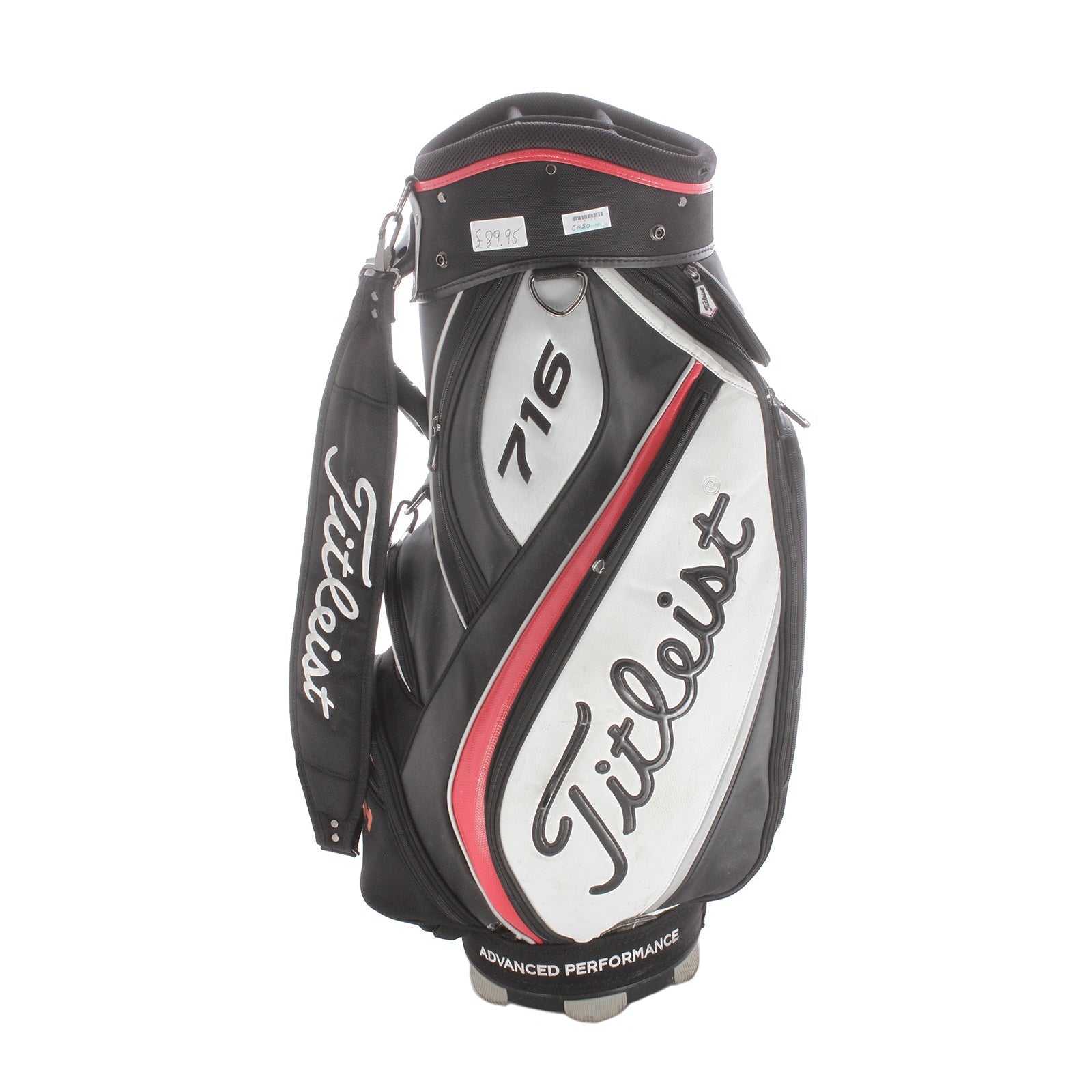 Titleist Tour Bag - Black/White/Red