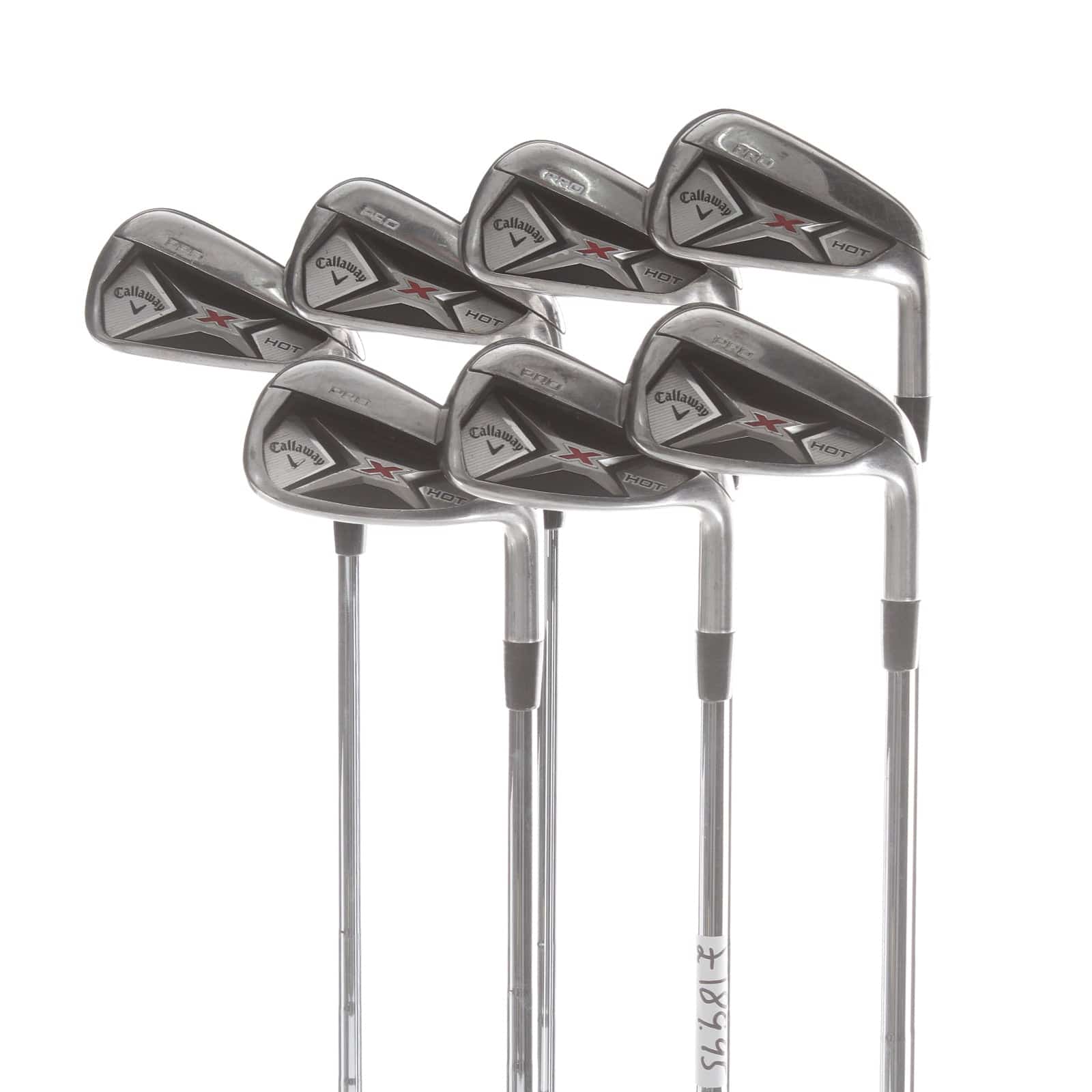Callaway X Hot Pro Steel Mens Right Hand Irons 4-PW Stiff - KBS Tour 9