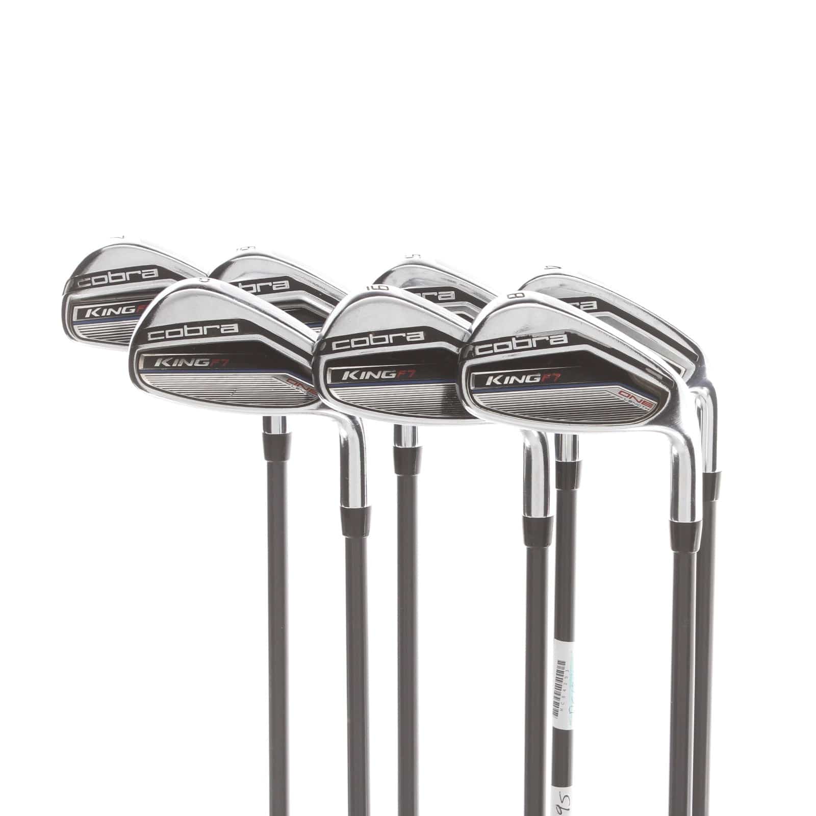 Cobra F7 One Length Graphite Mens Right Hand Irons 4-PW Regular - Fuji