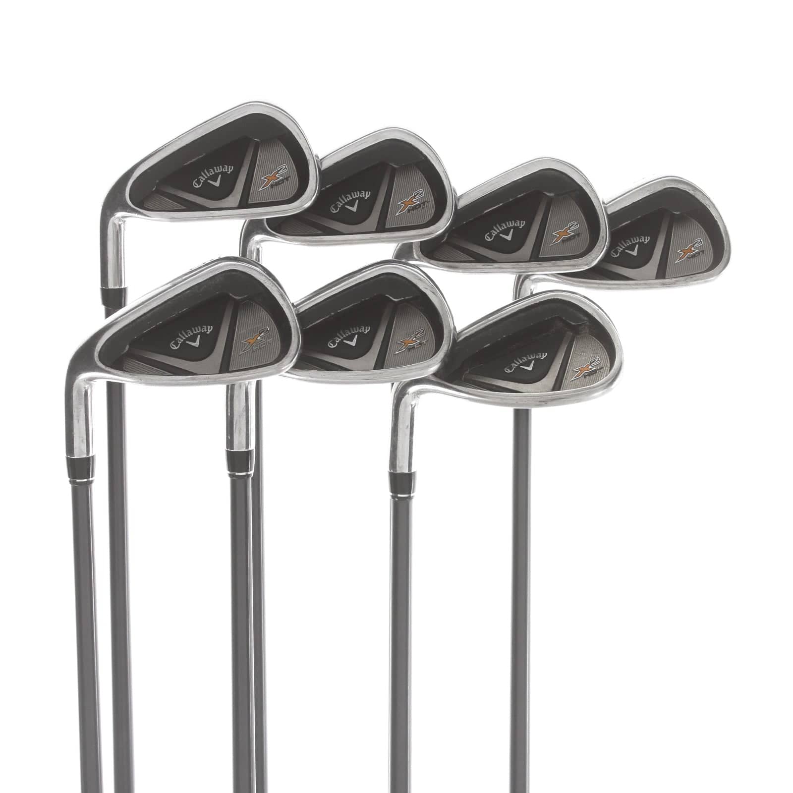 Callaway X2 Hot Graphite Mens Left Hand Irons 5-SW Regular - Callaway