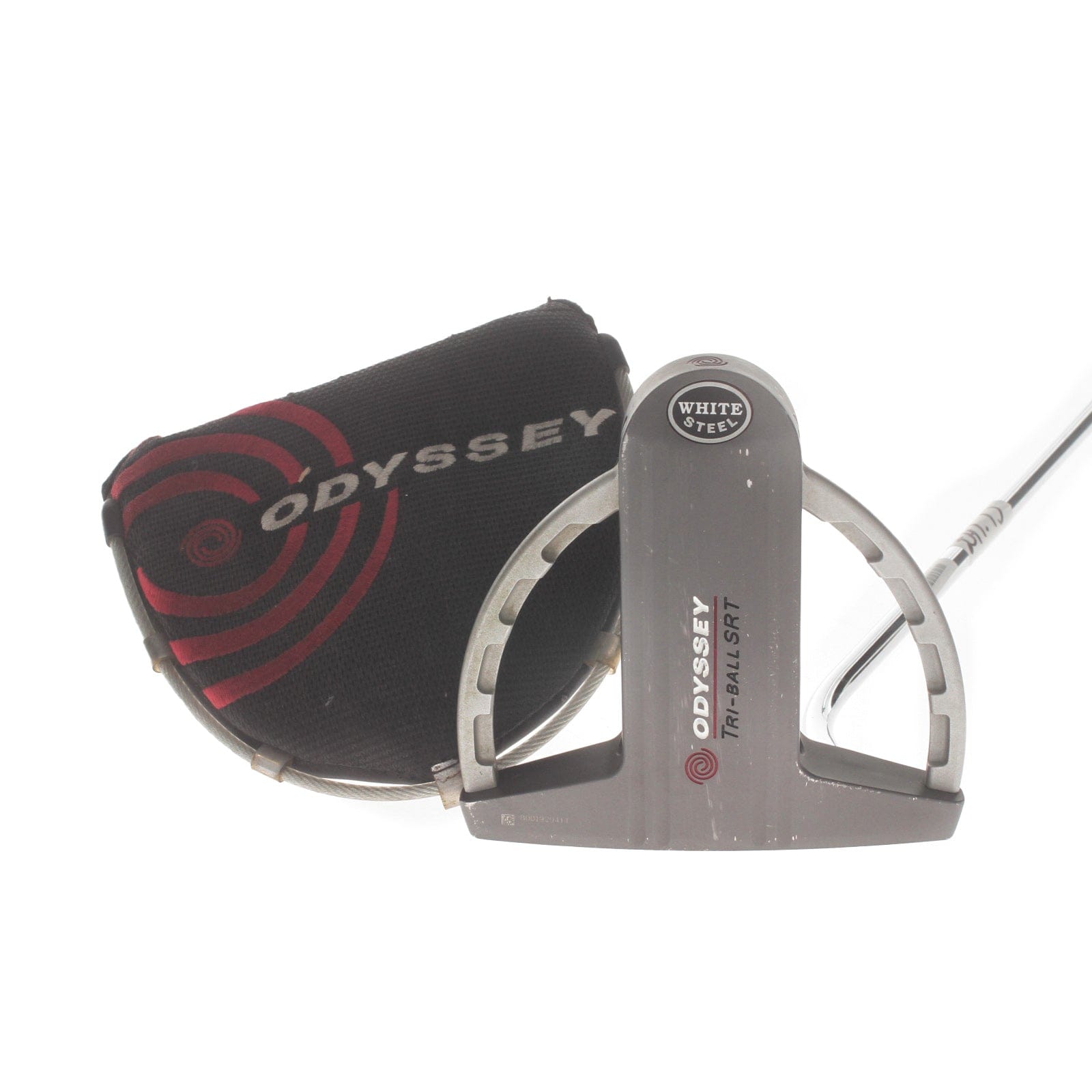 Odyssey Tri-Ball SRT White Steel Mens Left Hand Putter 35" Mallet Odys