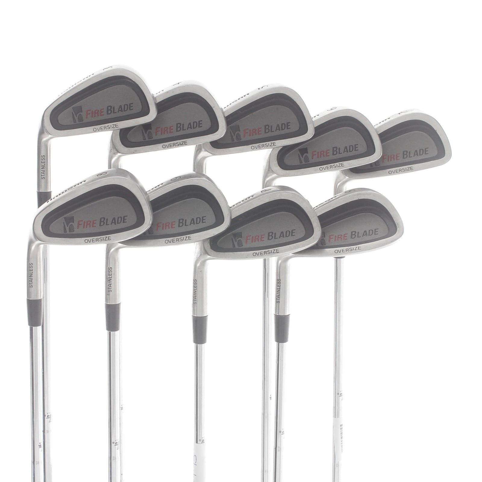 Howson Fire Blade Steel Mens Left Hand Irons 3-SW Regular - Howson