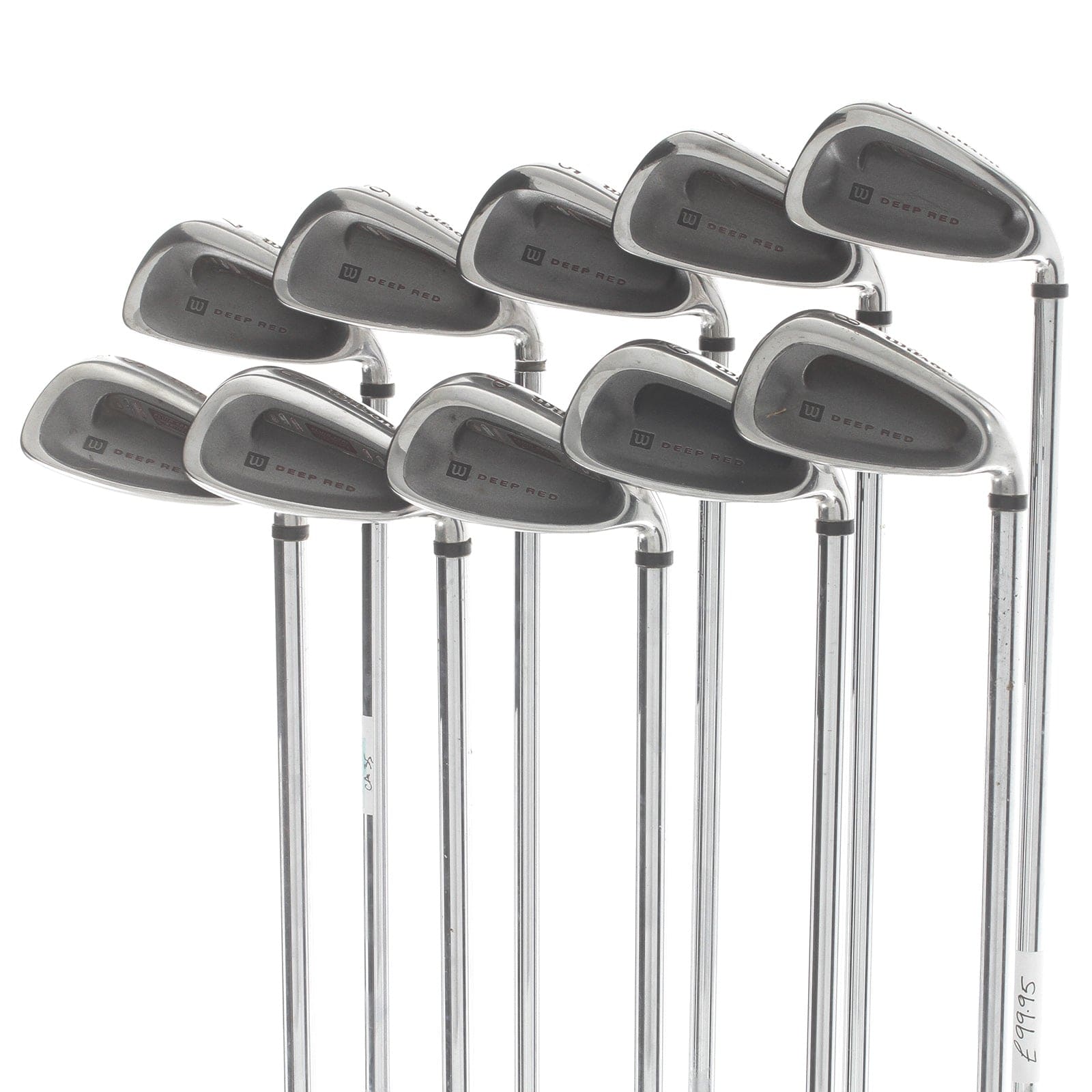 Wilson Staff Deep Red Steel Mens Right Hand Irons 3-GW+SW Regular - Wi