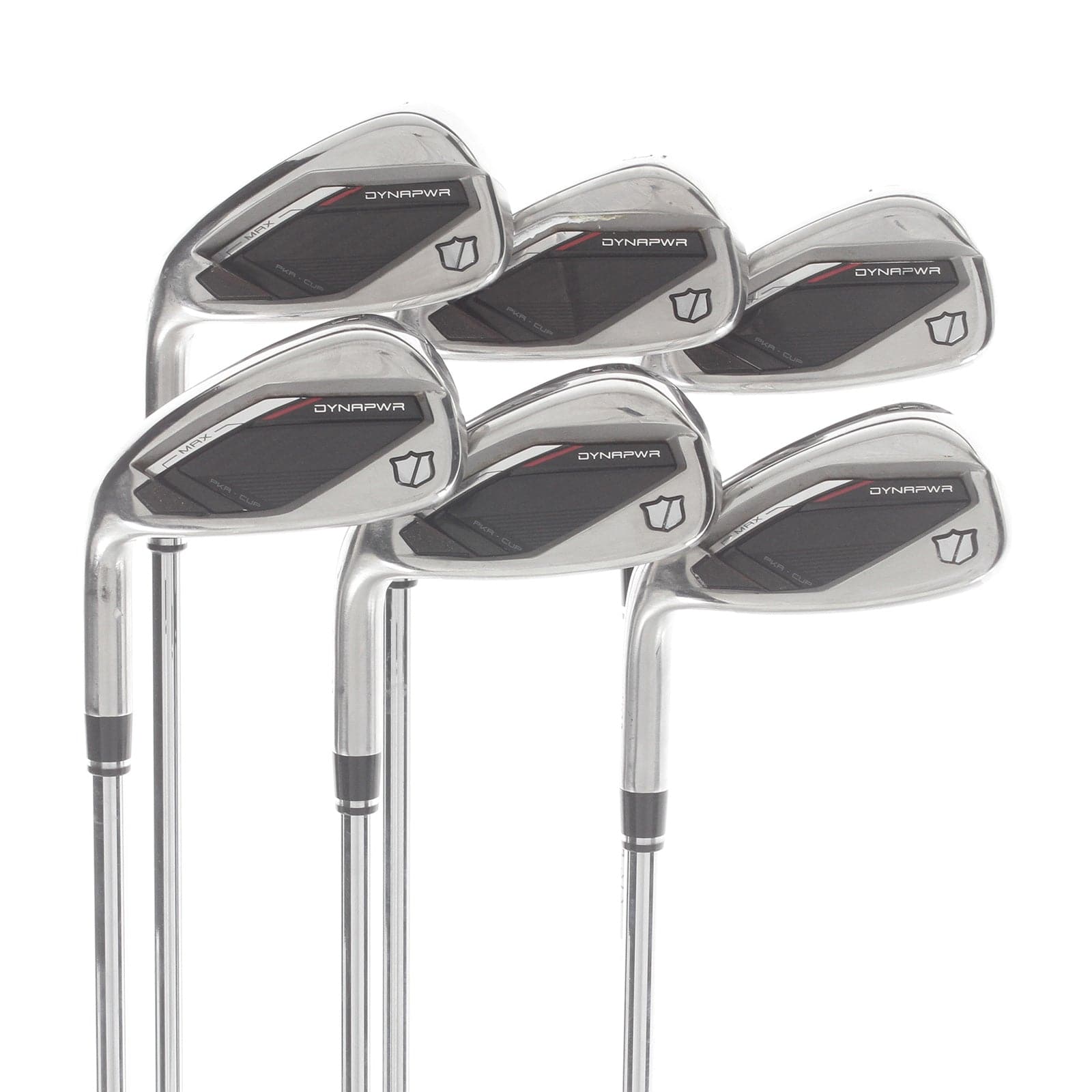 Wilson Staff Dynapower Max Steel Mens Left Hand Irons 5-PW Regular - K