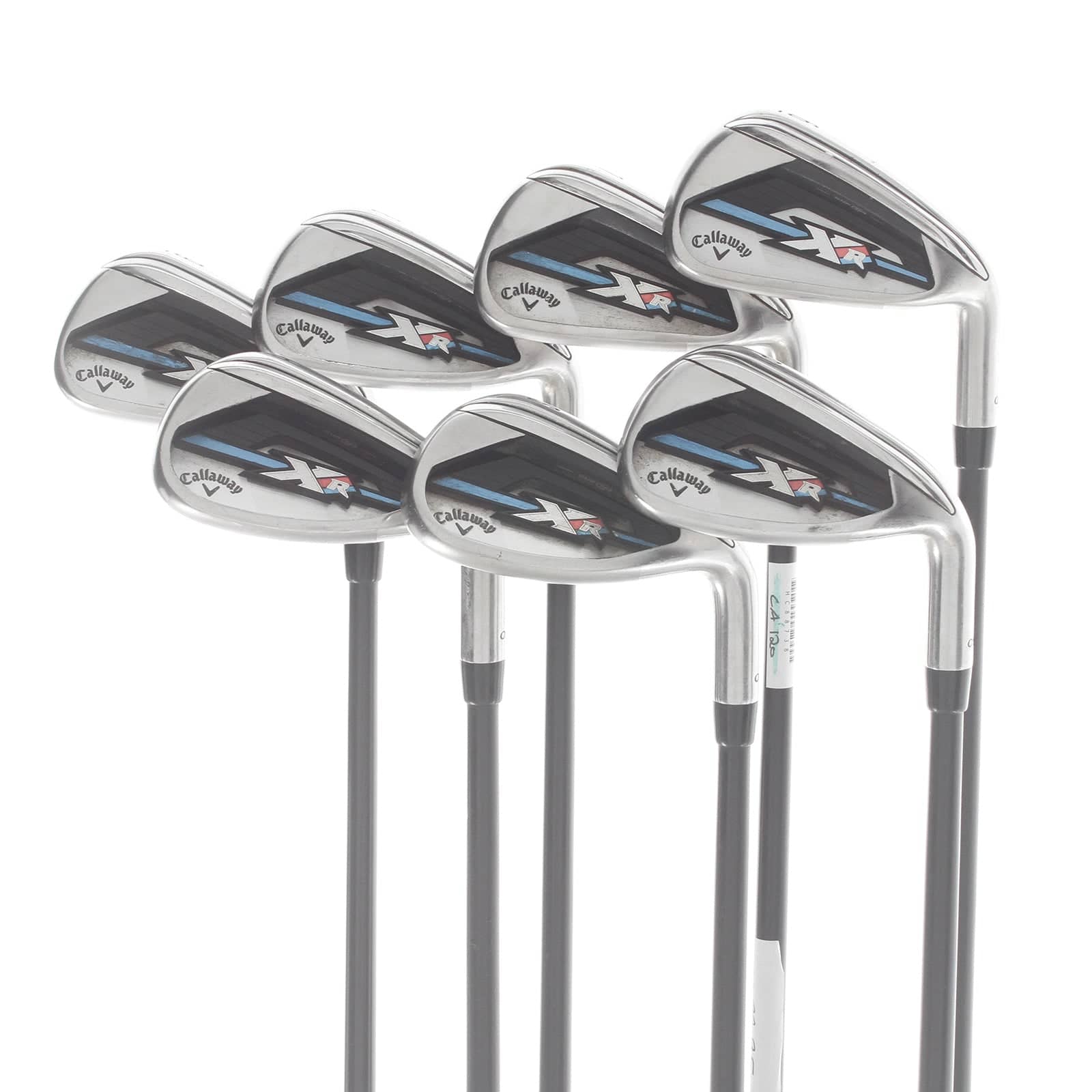Callaway XR OS Graphite Mens Right Hand Irons 6-AW+SW Senior - Fubuki