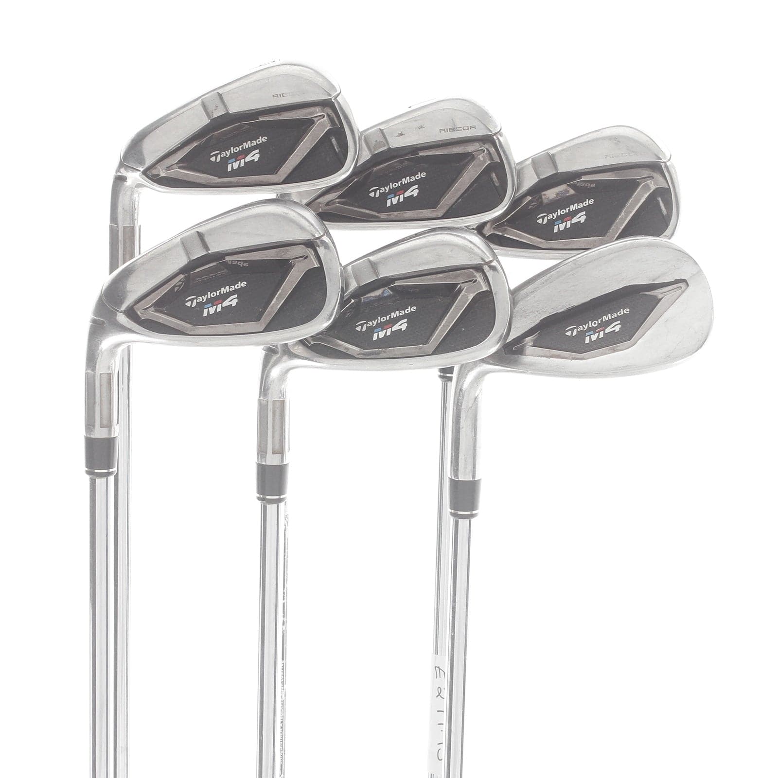TaylorMade M4 Steel Mens Left Hand Irons 6-SW Stiff - KBS Max 85