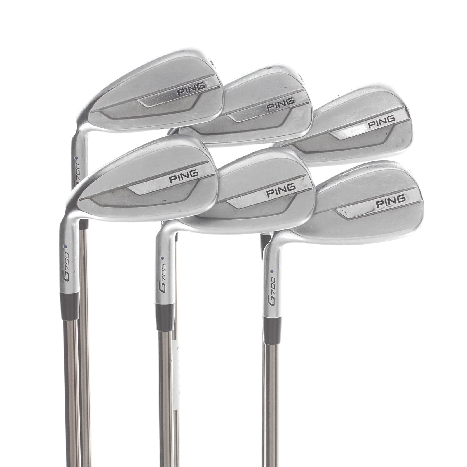 Ping G700 Graphite Mens Left Hand Irons 5-PW Blue Dot 1* Upright Regul