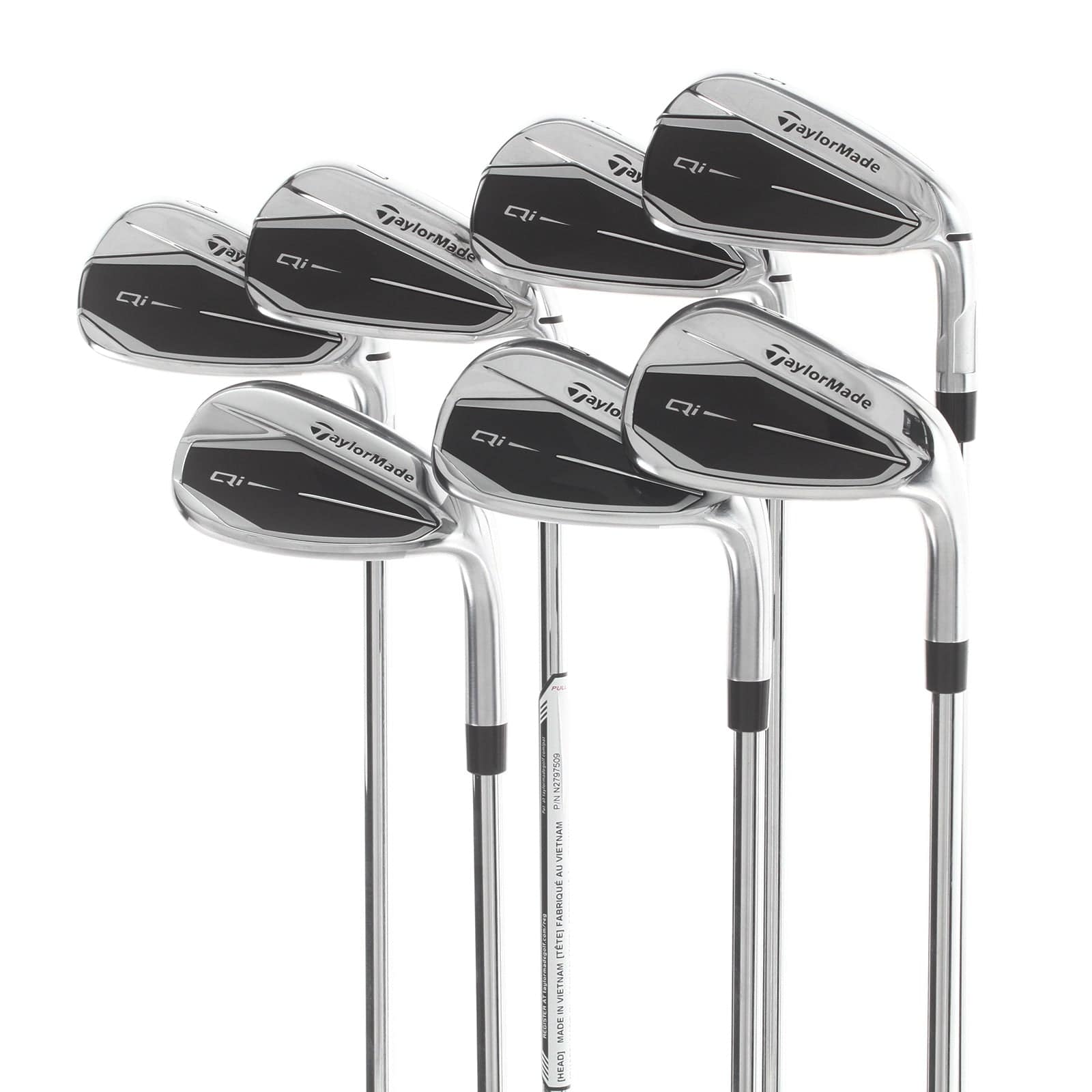 TaylorMade Qi Steel Mens Right Hand Irons 5-SW Stiff - KBS Max MT 85