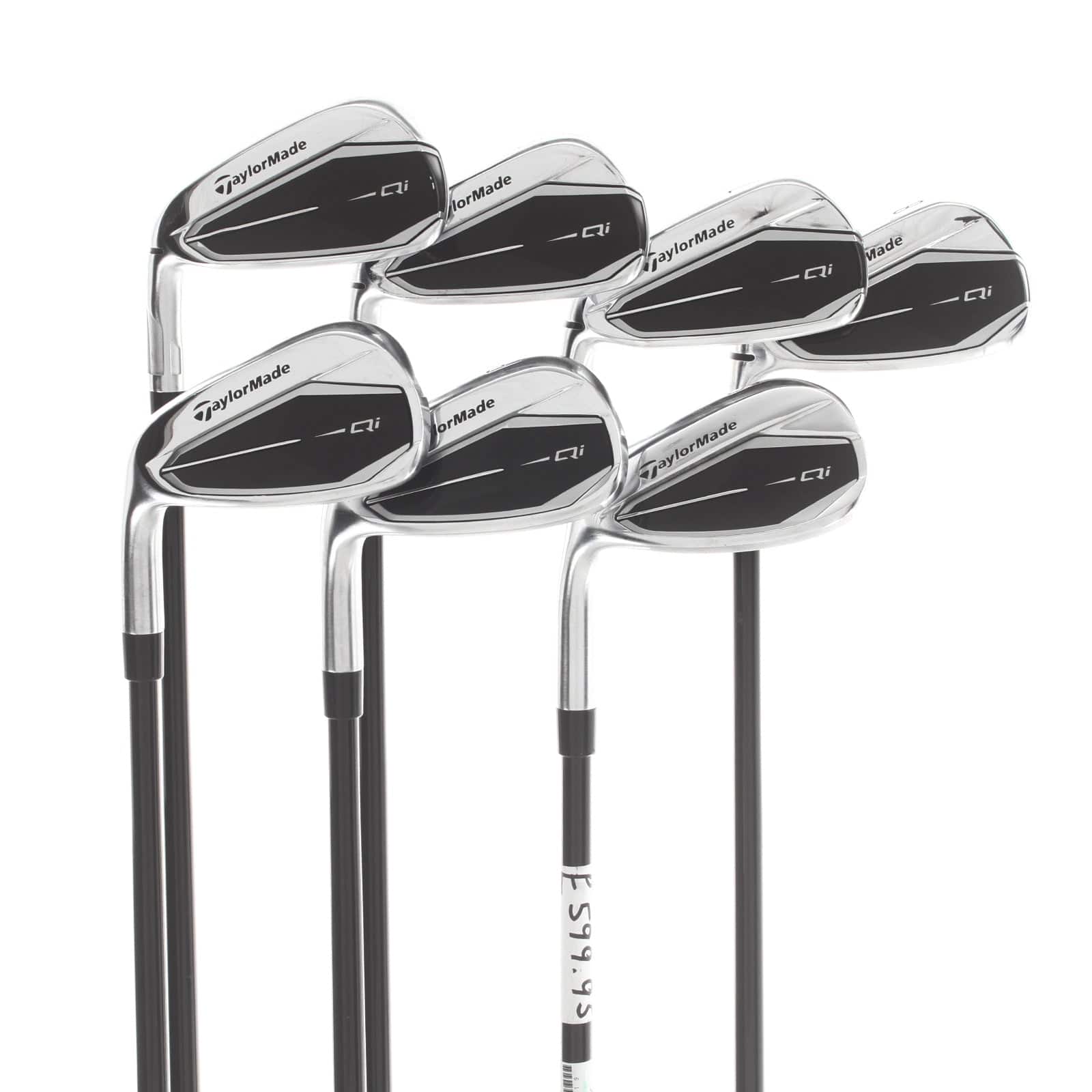 TaylorMade Qi Graphite Mens Left Hand Irons 5-SW Regular - Fujikura Ve