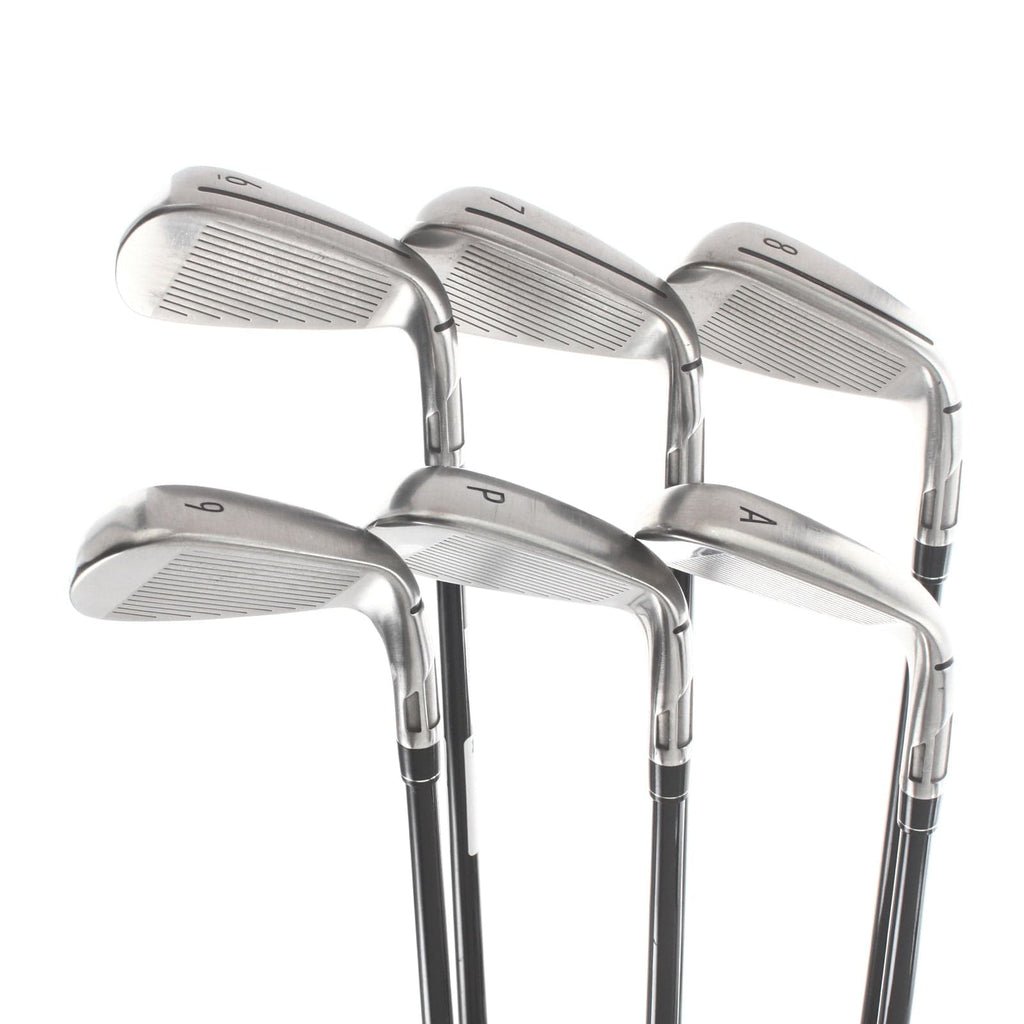 TaylorMade Stealth Graphite Mens Left Hand Irons 6-AW Regular - Ventus