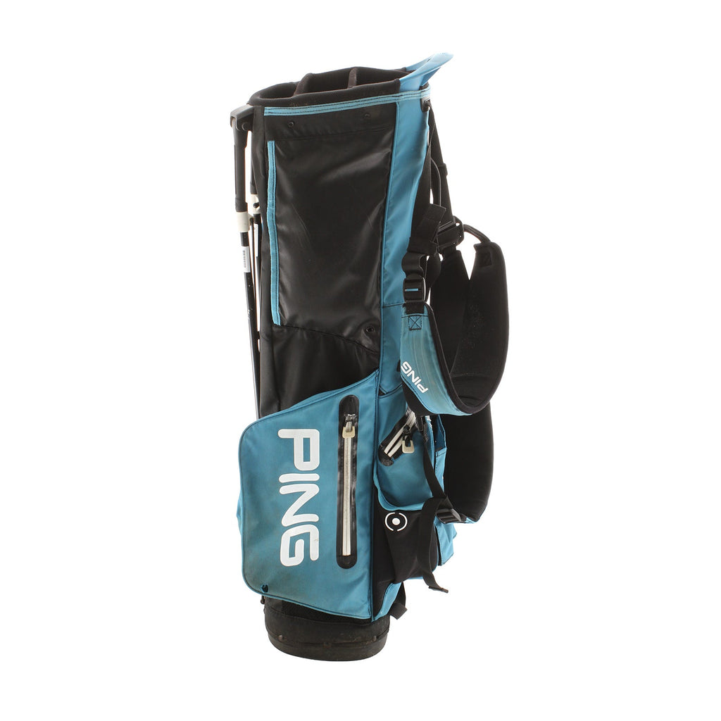 Ping Hoofer Monsoon Stand Bag - Light Blue/White/Black