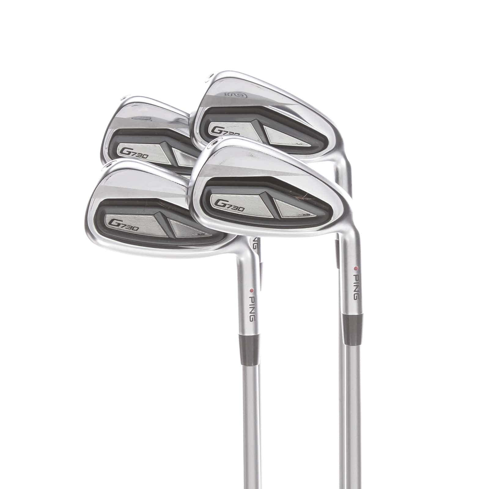 Ping G730 Graphite Mens Right Hand Irons 5-PW Red Dot 1* Flat Senior