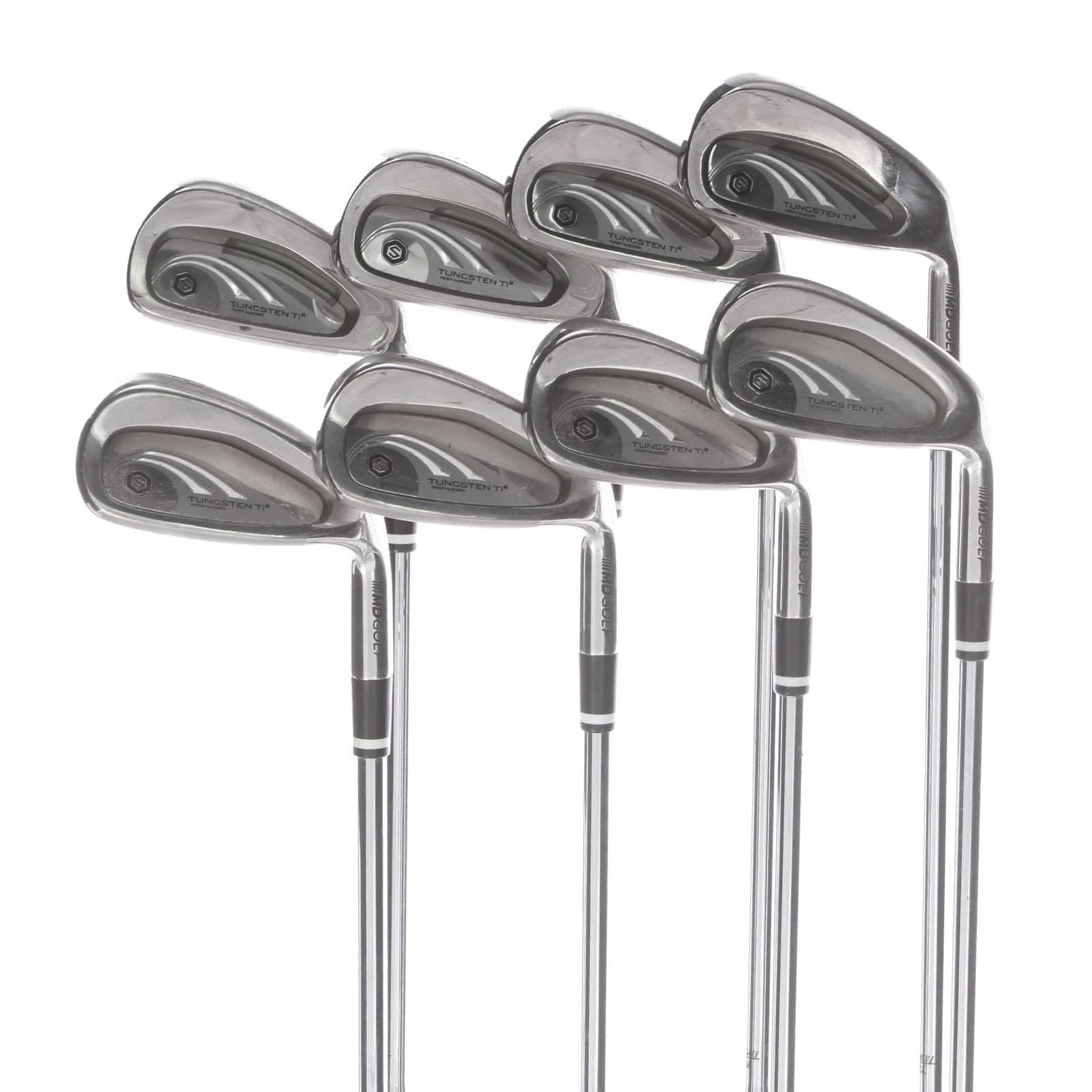 MD Golf Tungsten Ti 2 Steel Mens Right Hand Irons 3-PW Regular - Tru T