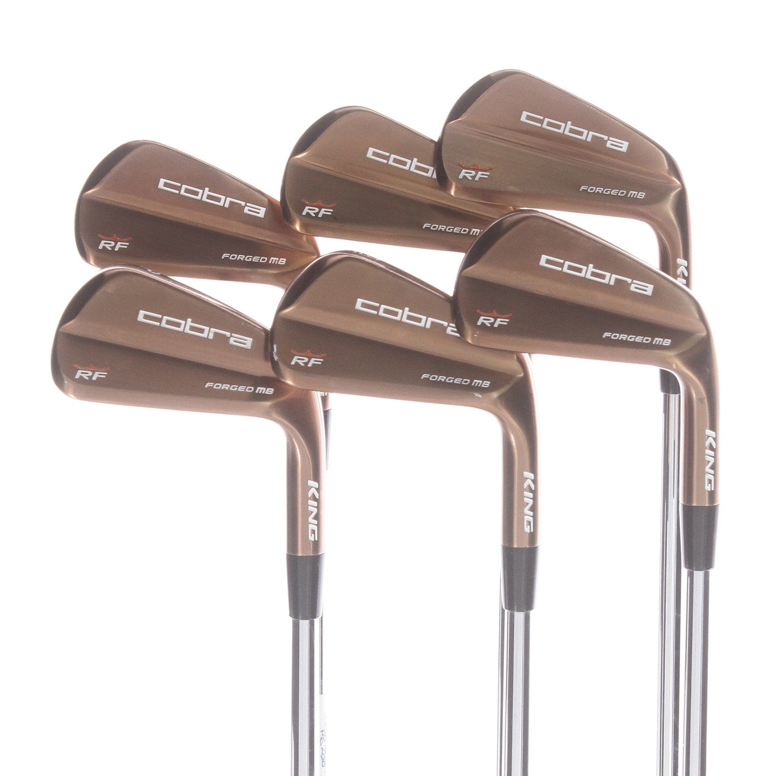 Cobra RF Forged MB Copper Steel Mens Right Hand Irons 5-PW Regular - K