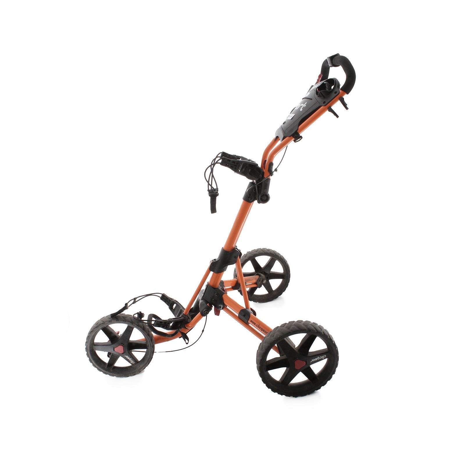 Clicgear 3-Wheel Push/Pull Trolley - Orange/Black