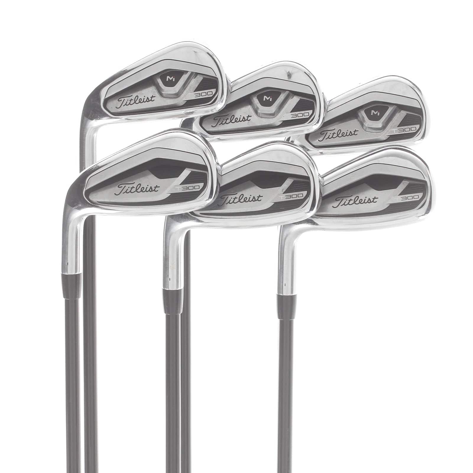 Titleist T300 Graphite Mens Left Hand Irons 5-PW Senior - Tensei AV Re