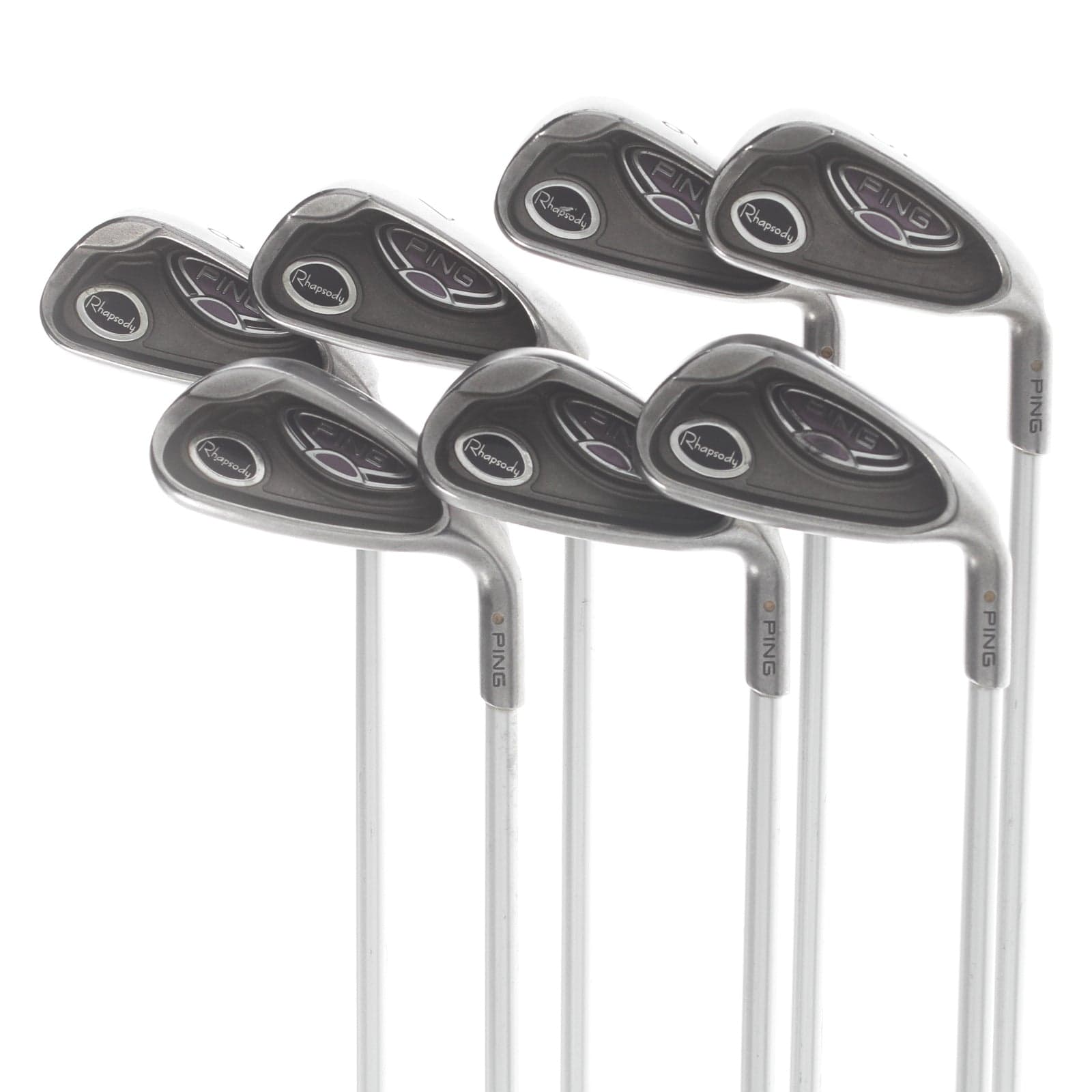 Ping Rhapsody Graphite Ladies Right Hand Irons 5-SW White Dot 3* Uprig
