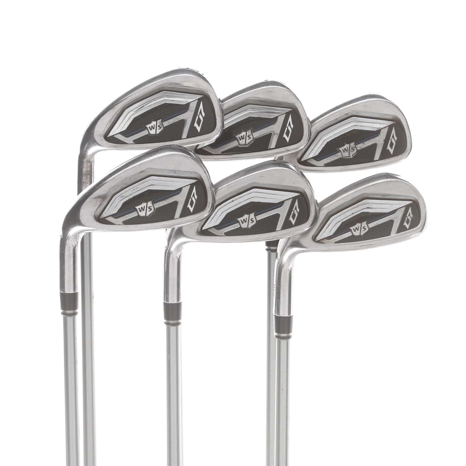 Wilson D7 Graphite Mens Left Hand Irons 6-SW Regular - UST Mamiya Reco