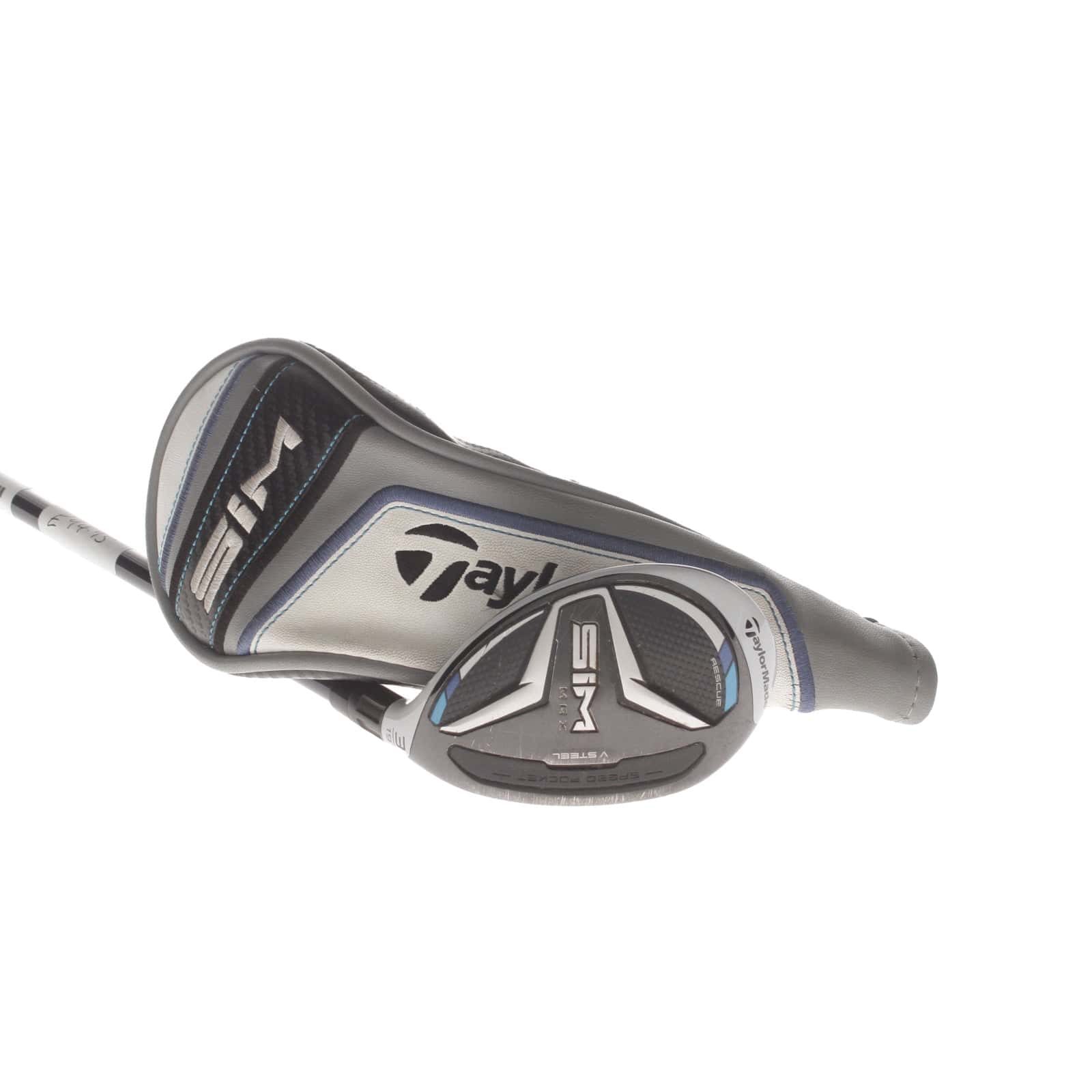 TaylorMade Sim Max Graphite Mens Right Hand 3 Hybrid 19* Stiff - Fujik