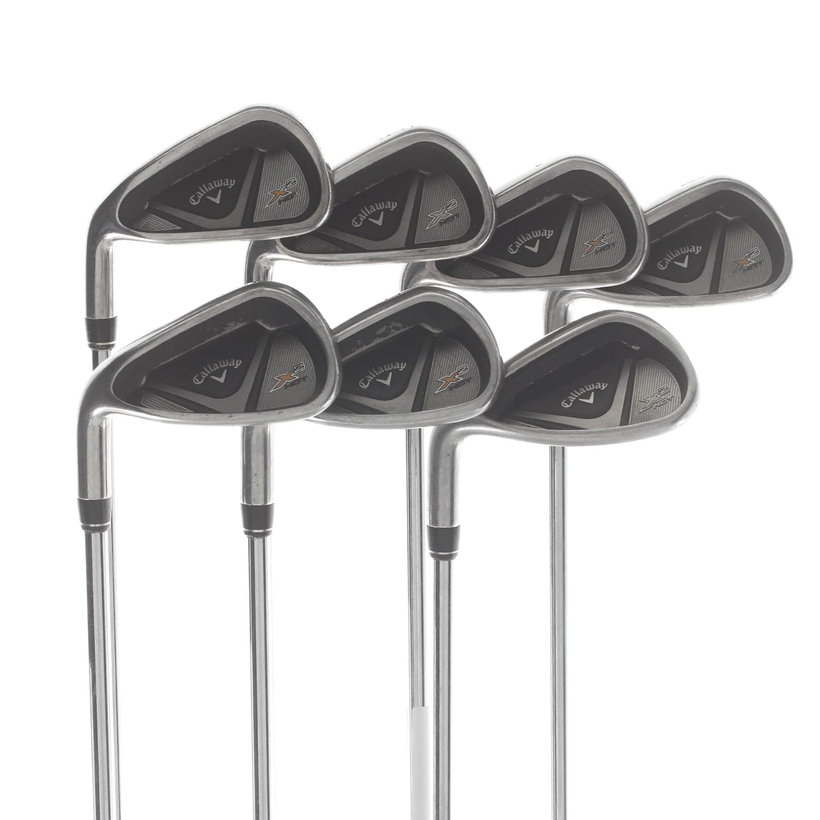 Callaway X2 Hot Steel Mens Left Hand Irons 5-SW Regular - True Temper