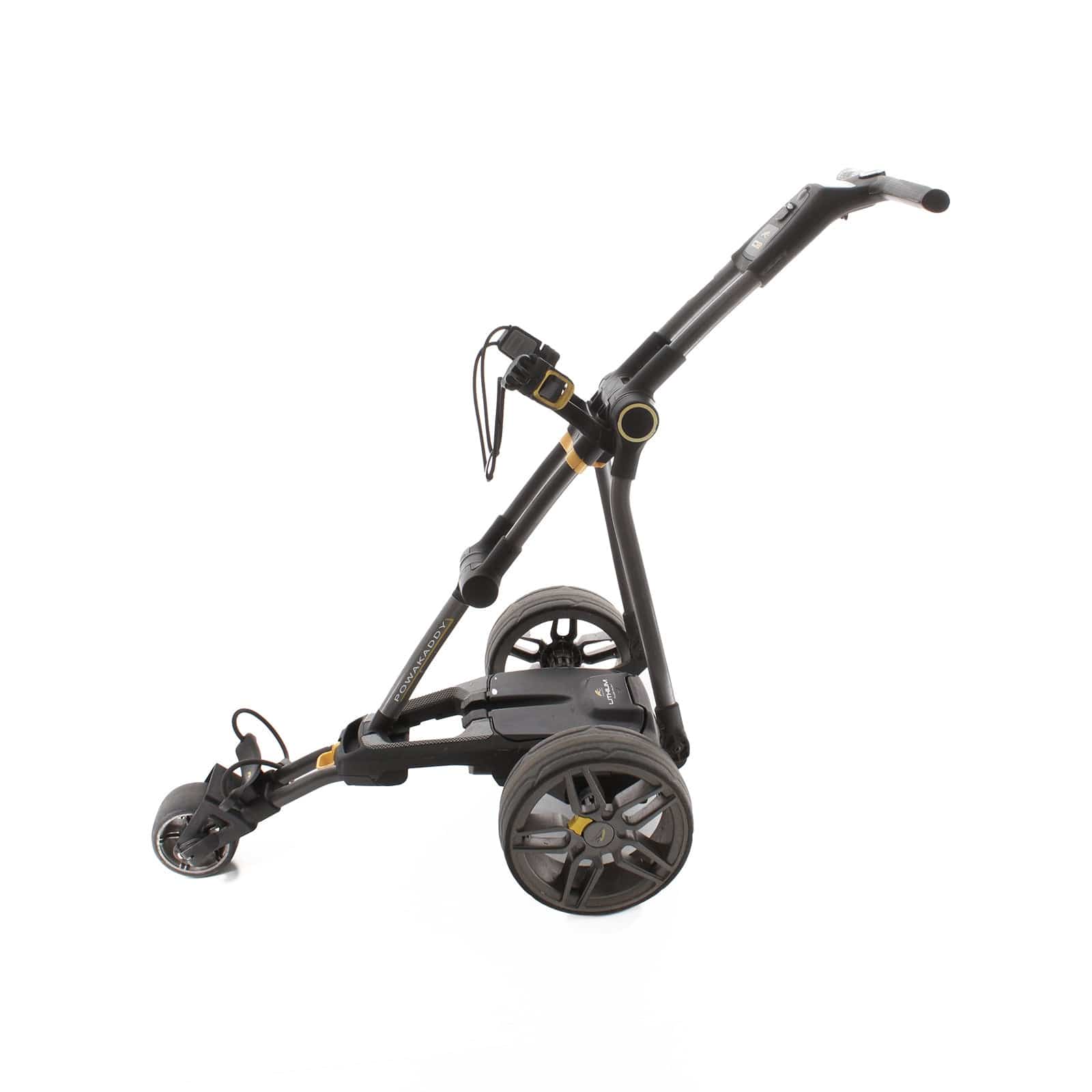 PowaKaddy C2 3-Wheel Electric Trolley 18 Hole Lithium - Black