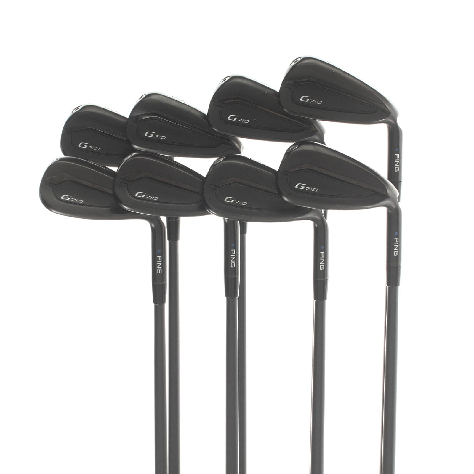 Ping G710 Graphite Mens Right Hand Irons 5-SW Blue Dot Stiff - Alta CB