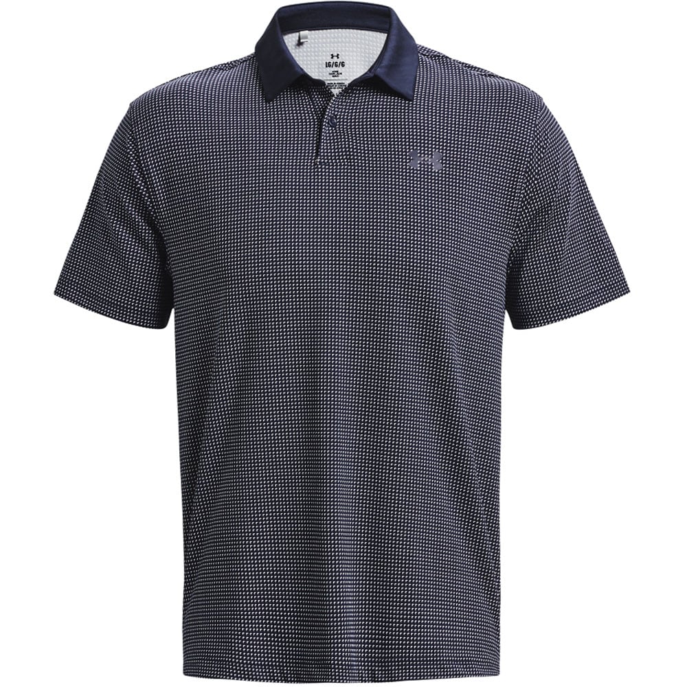 Under Armour T2G Printed Polo Shirt - Midnight Navy